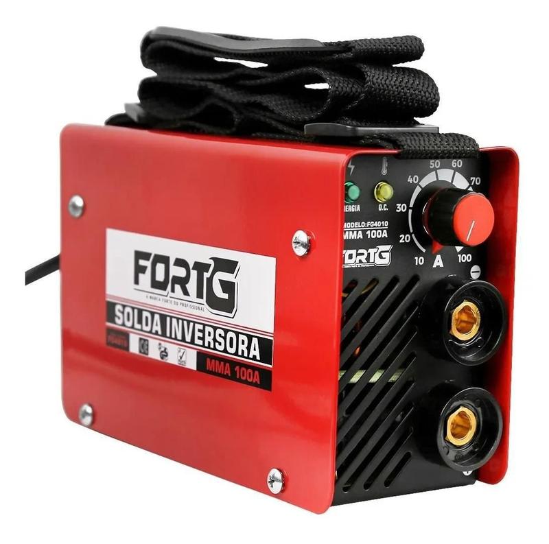 Máquina Inversora De Solda Mma 100A Completa- Fortg-Fg4010 - Máquina de ...