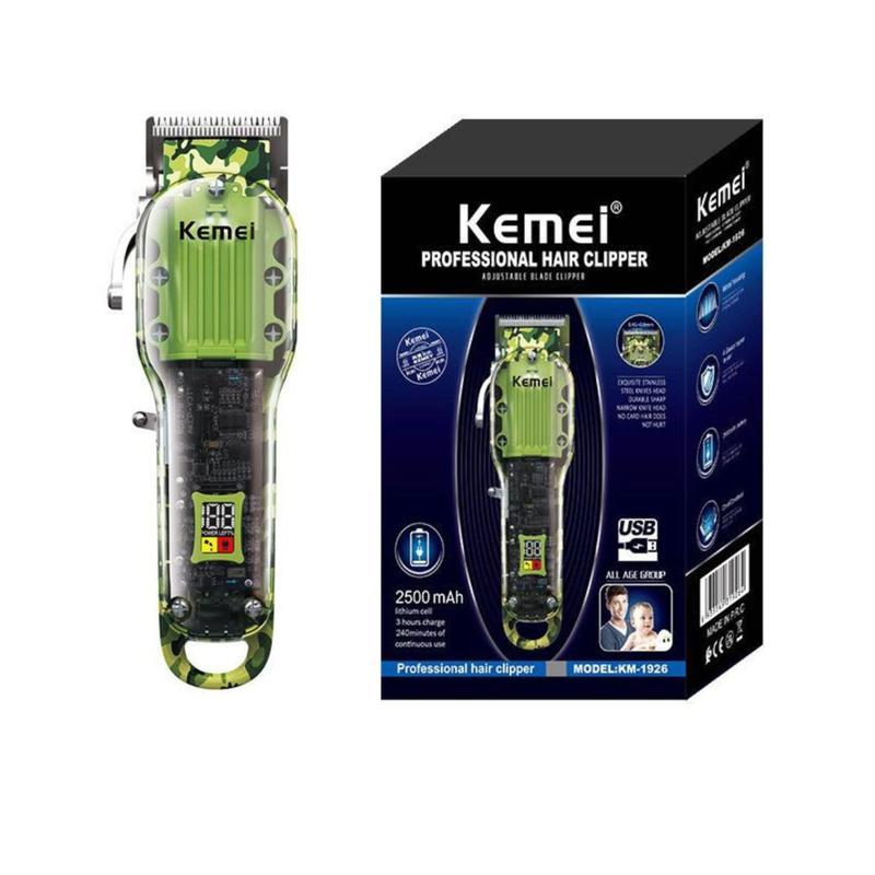 Maquina Kemei Km 1926 De Corte Camuflada Entrega Rapida - Máquina de Cortar Cabelo - Magazine Luiza