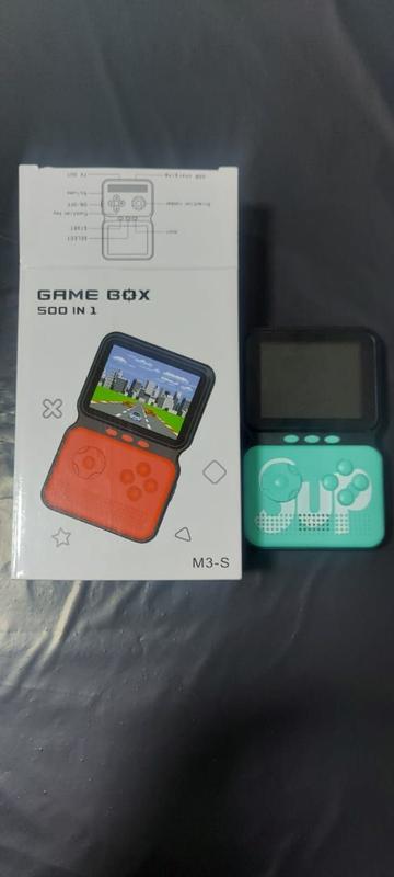 Máquina Mini Game Portátil Recarregável - 500 Jogos Clássico - Online ...