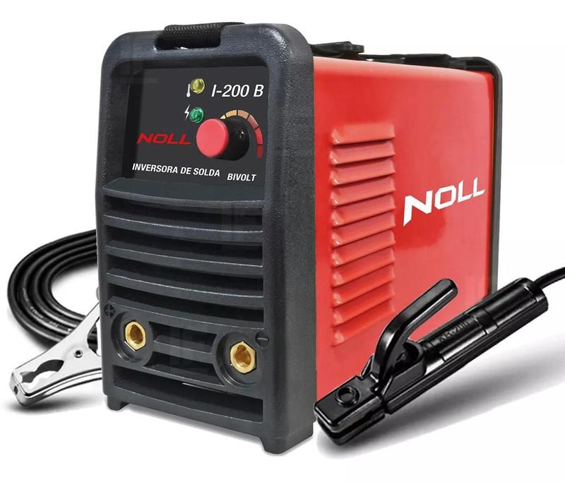 Máquina Solda Inversora 200A 220V + Cabo Porta Eletrodo - Noll ...