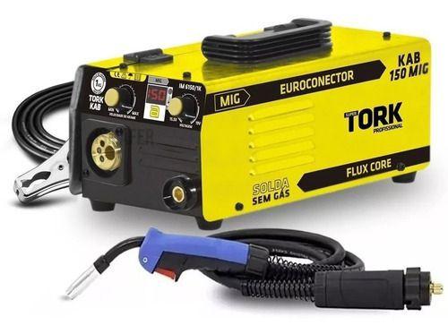 Maquina Solda Inversora Mig Sem Gas Kab 150 Mig Bivolt Tork - Super ...