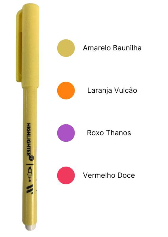 Marca Texto Highlither - NEW PEN - Caneta Marca Texto - Magazine Luiza