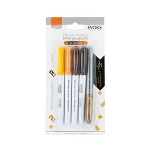 Marcador Artístico Permanente Evoke Brw - Quatro Estações - Caneta ...