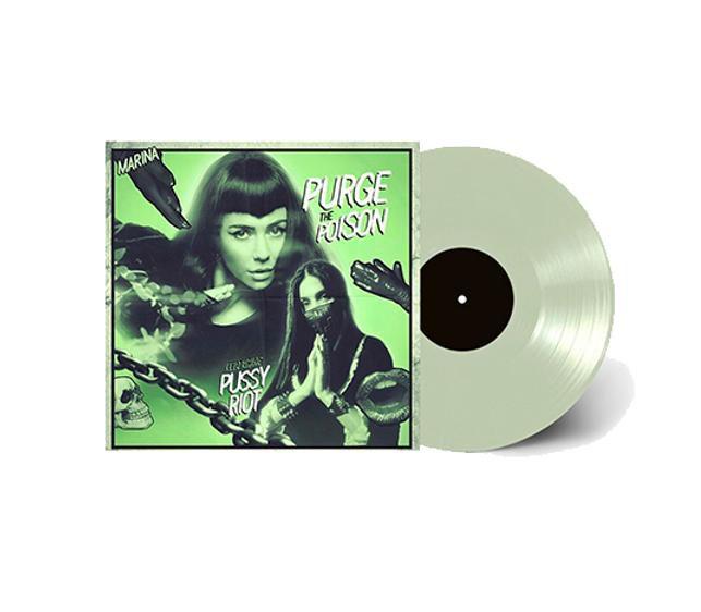Marina & Pussy Riot - Vinil 7" Purge The Poison Glow In The Dark Single ...