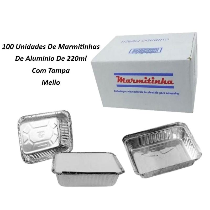 Marmita Alumínio M90 220ml P/ Bolo - Empada - Lembrancinha / MELLO - C ...