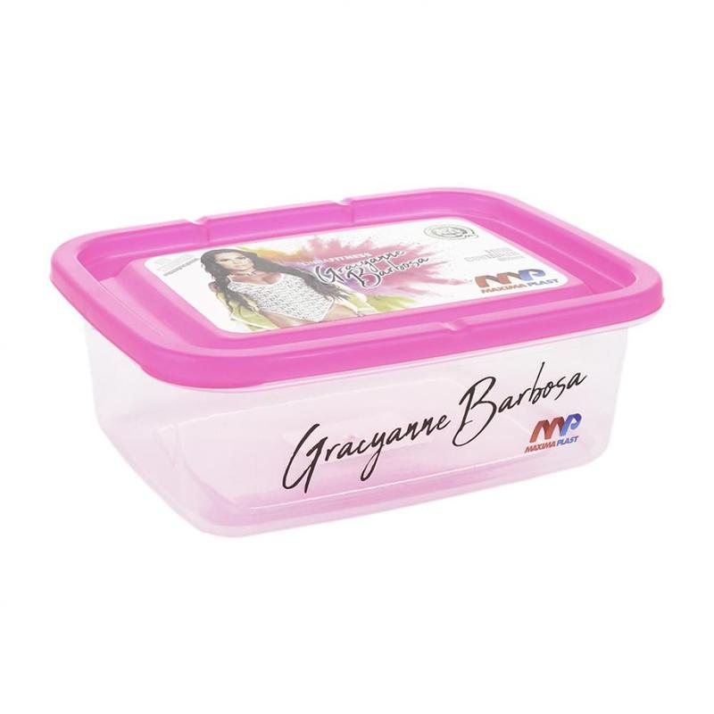 Marmita Linha Fitness Gracyanne Barbosa Food 800ml Pink - Maximaplast ...