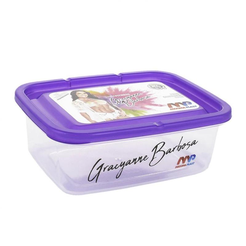 Marmita Linha Fitness Gracyanne Barbosa Food 800ml roxa - Maximaplast ...