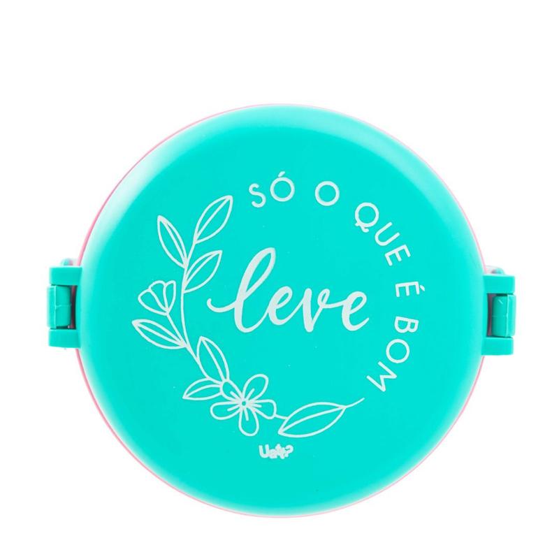 Marmita redonda 2 compart mini leve só o que é bom uatt - Marmitas ...