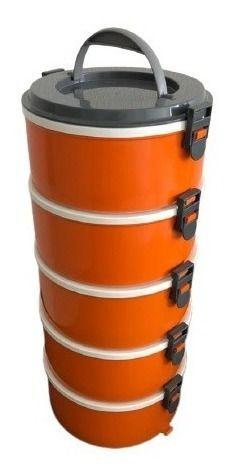 Marmiteira Térmica Redonda 5 Compartimentos Malta - No Magalu ...