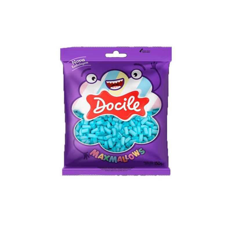 Marshmallow Maxmallows Mini Tubo - 150g Cores - Docile - Alimentos ...