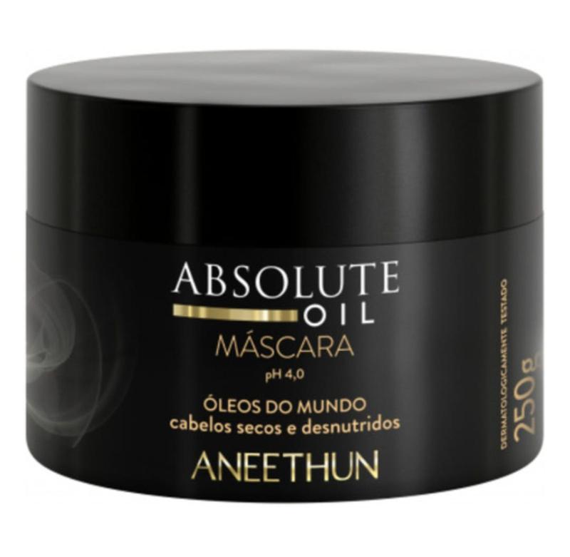 Máscara Absolute Oil 250g Aneethun- Lançamento - Máscara Capilar ...