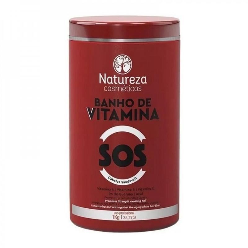 Máscara Banho De Vitaminas Sos Natureza Cosméticos - Natureza ...