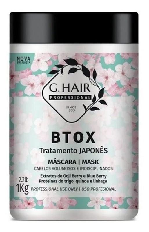 Máscara Btox Botox Tratamento Japonês G Hair 1Kg - GHair - Máscara ...