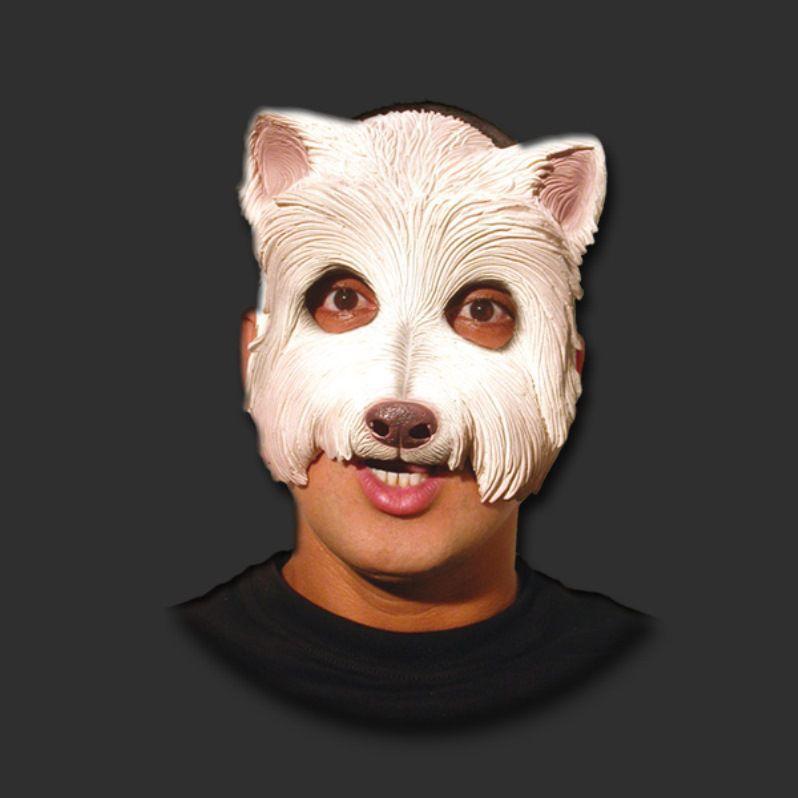 Máscara Cachorro Caozinho Animal Carnaval Festas - Spook Meia - Máscara ...