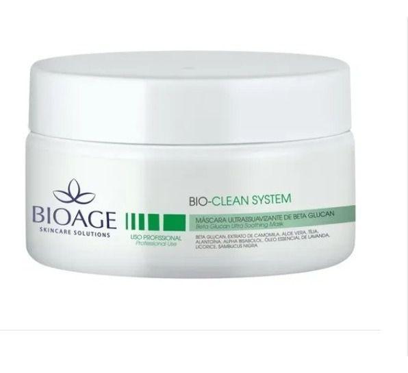 Máscara Calmante Anti-inflamatória Betaglucan 250g Bioage - Máscara ...
