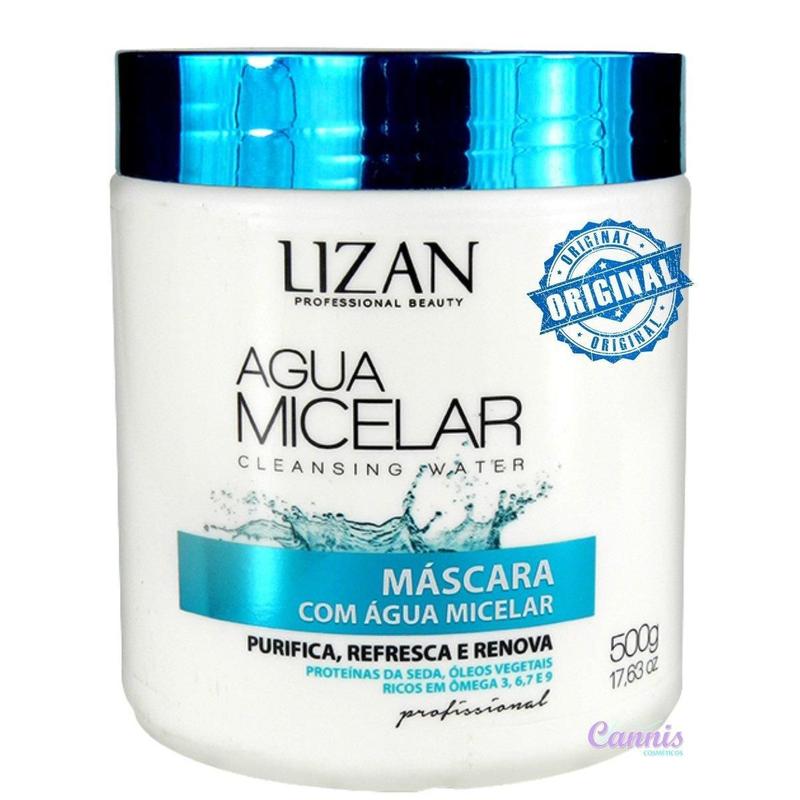 Mascara Capilar Agua Micelar Lizan 500G - Máscara Capilar - Magazine Luiza