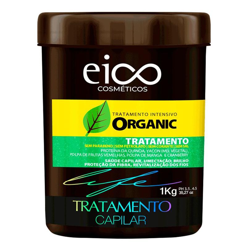 Máscara Capilar Eico Tratamento Intesivo Organic - Cuidados com o ...