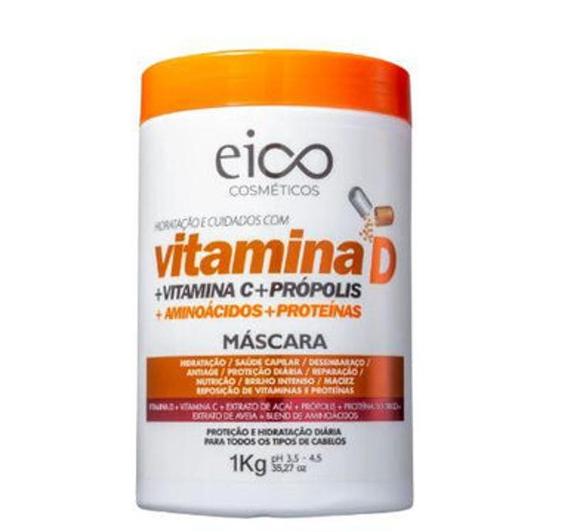 Máscara Capilar Eico Vitamina D 1kg - Máscara Capilar - Magazine Luiza