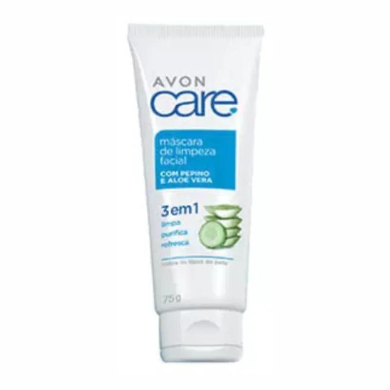 Máscara de Limpeza Facial Avon Pepino e Aloe Vera - 75g - Máscara ...