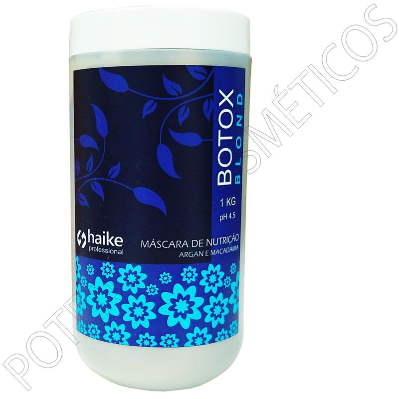 MÁSCARA DE NUTRIÇÃO ARGAN E MACADÂMIA (BOTOX BLOND) HAIKE 1k - Haike ...