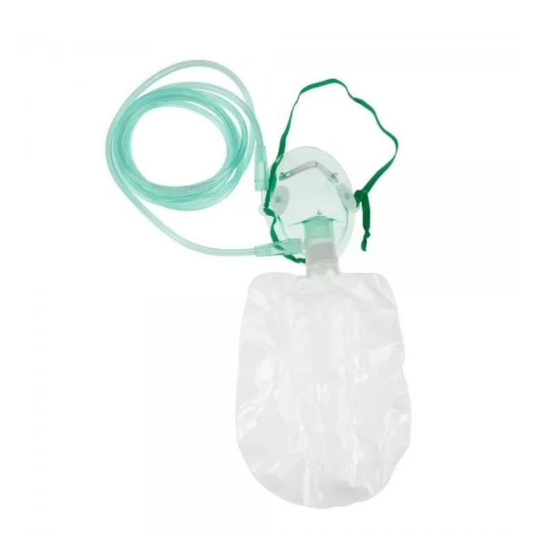 Máscara de oxigênio alta concentração pediátrica com reservatório e ...