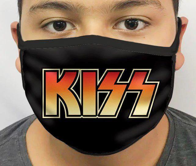Máscara de Proteção de Tecido Temática - Kiss - Geek Masters - Máscara ...