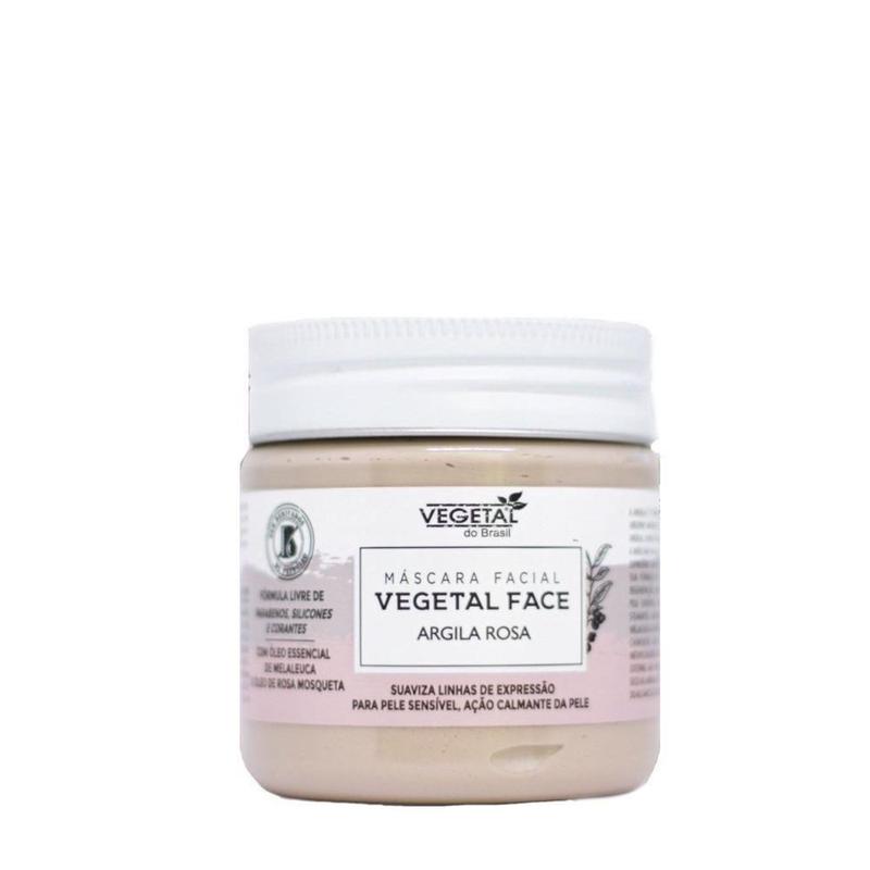 Mascara Facial De Argila Rosa Vegetal Do Brasil - Argila para o Rosto ...