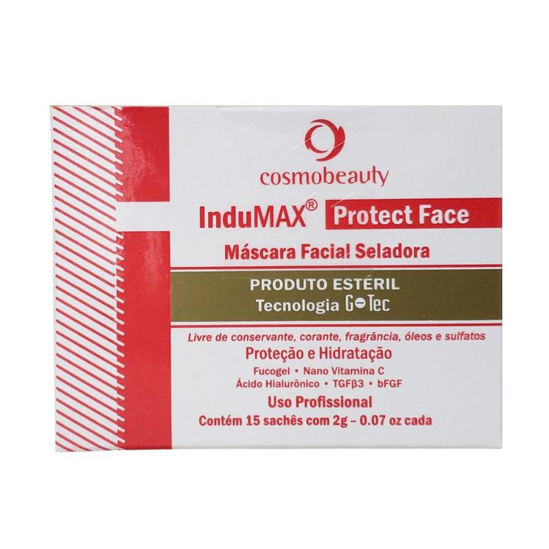 Máscara Facial Seladora Indumax Protect Cosmobeauty 15und - Máscara Facial - Magazine Luiza