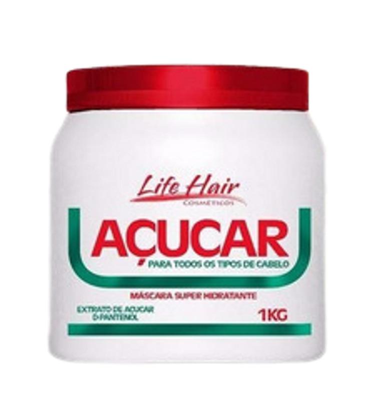 Máscara Hidratação Açúcar Life Hair 1Kg - Máscara Capilar - Magazine Luiza