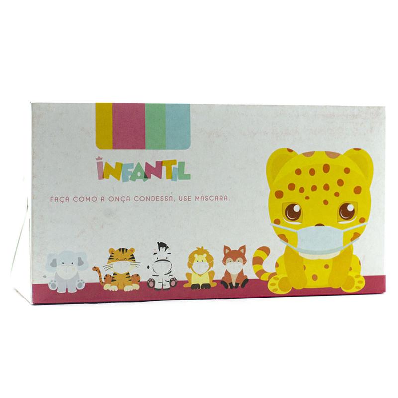 Máscara Infantil Descartável Cor: Preta Com 50 Unidades - Maple Solution - Máscara Facial ...