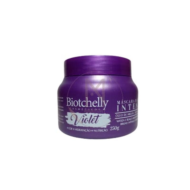 Máscara Matizadora Intensive Violet - Biotchelly - 250G - Matizador ...