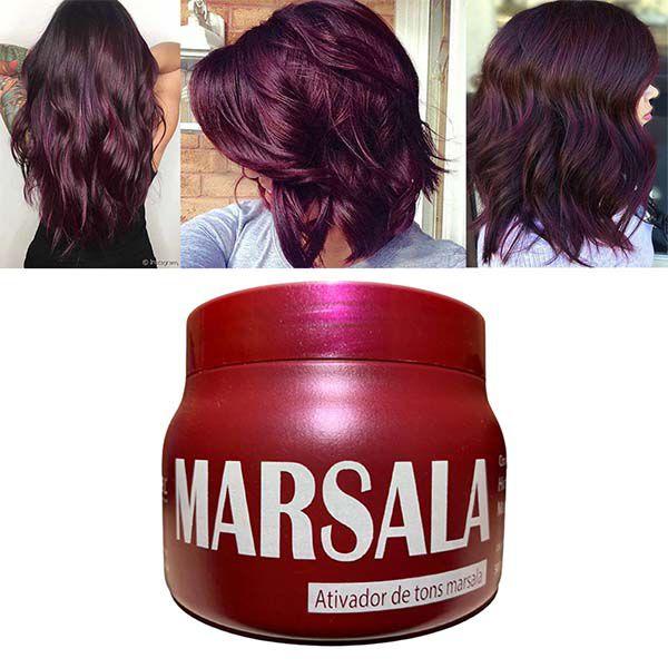 Mascara Matizadora Marsala 500g Mairibel Cor: Marsala - Matizador ...