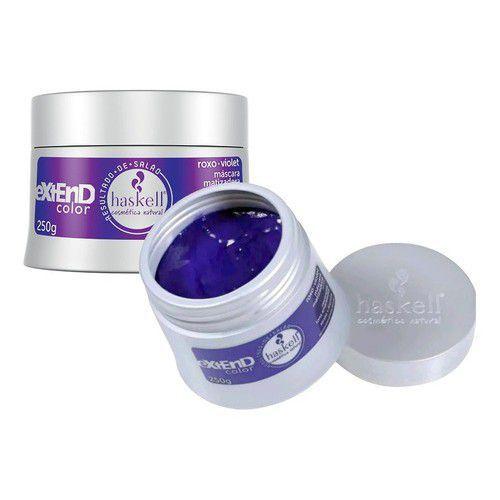 Máscara Matizadora Roxa Color Violet Haskell Cabelos Loiros 250g ...