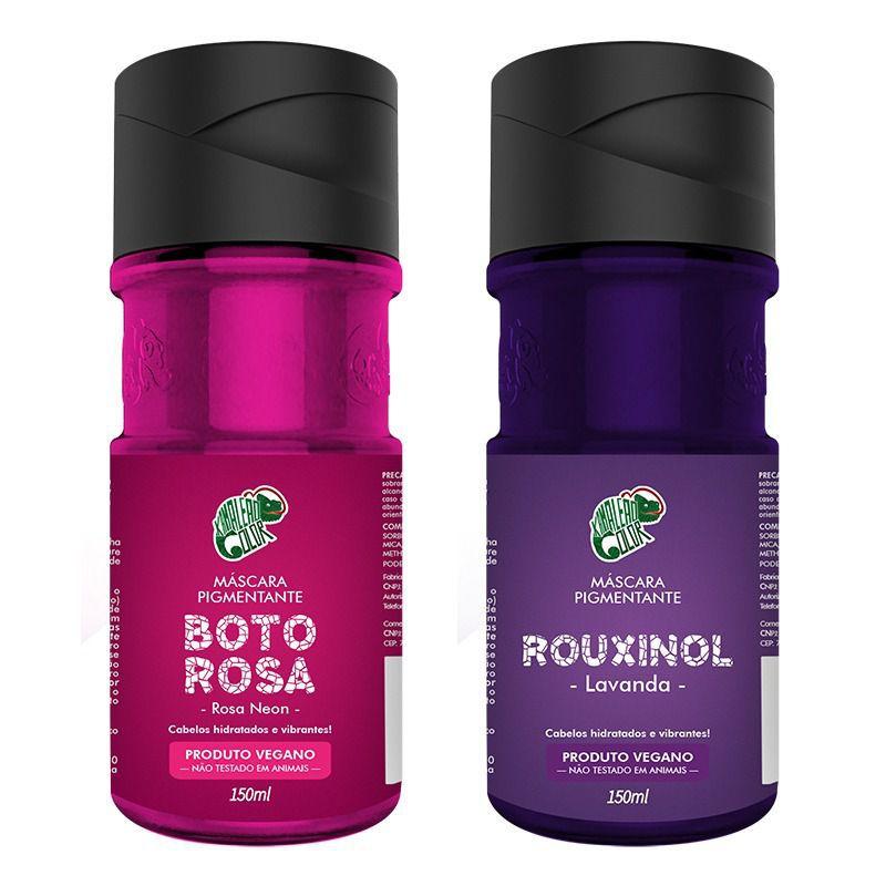 Máscara Pigmentante Boto Rosa + Rouxinol - Kamaleão Color - Tinta de ...
