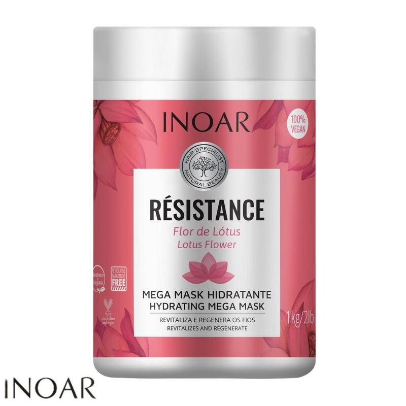 Mascara Resistance Flor De Lotus Inoar Hidratante Capilar Pote 1Kg ...