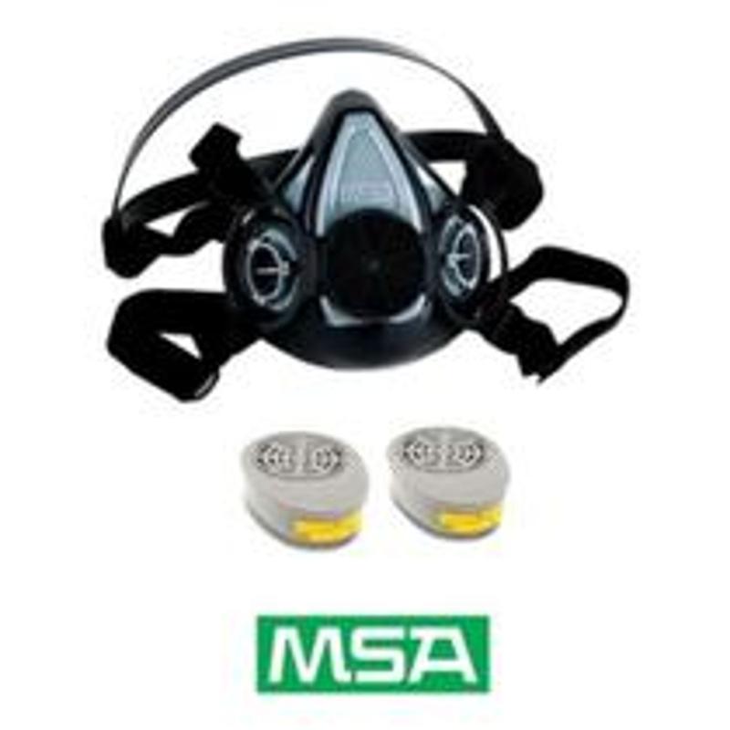 Máscara respirador semi facial de proteção com filtro Vo. Ga. MSA - MSA ...