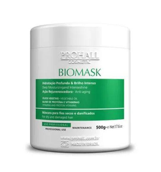 Máscara Ultra Hidratante Biomask Professional 500g - Prohall - Máscara ...