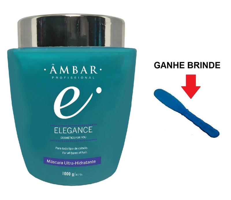 Máscara Ultra Hidratante Elegance Âmbar Profissional 1Kg - Máscara ...