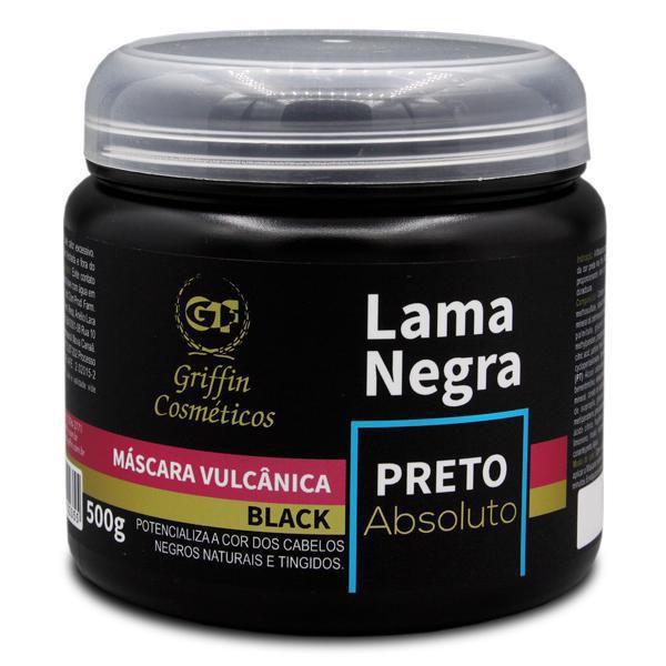 Máscara Vulcânica Black Lama Negra Griffin Cosméticos 500G - Máscara ...