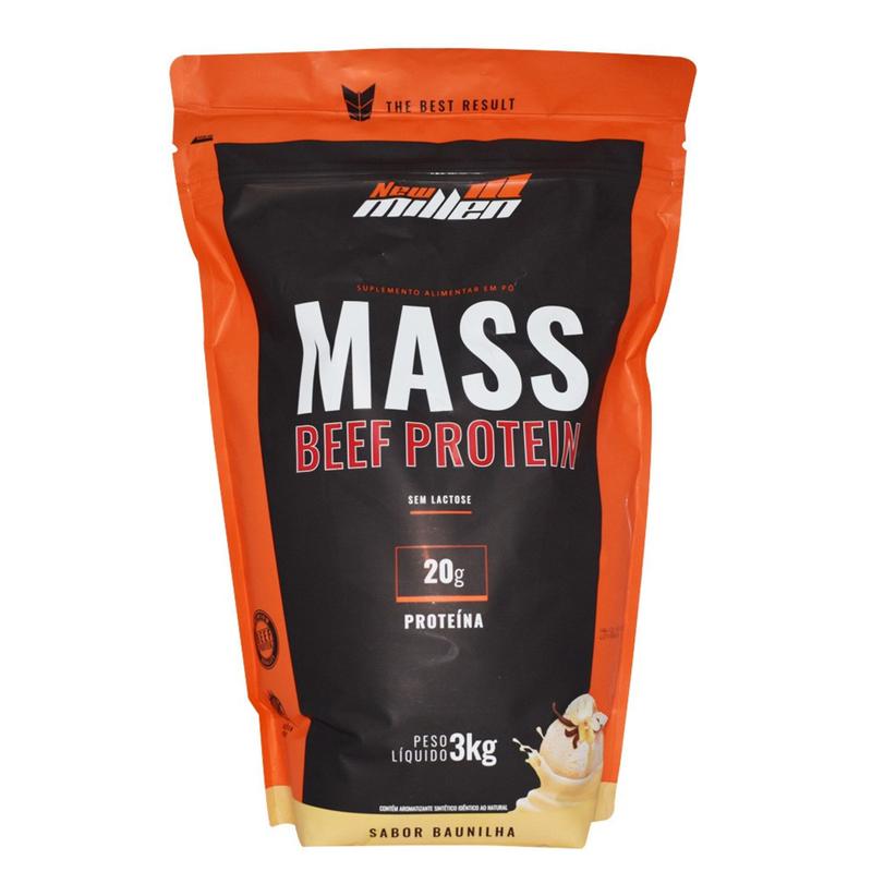 Mass beef protein new millen 3kg - Hipercalórico / Massa - Magazine Luiza