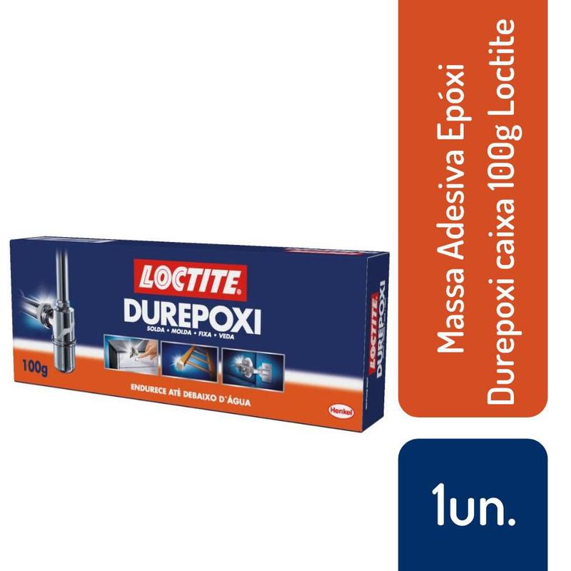 Massa Adesiva Durepoxi Loctite 100G Caixa Und Henkel - Massa Epóxi ...