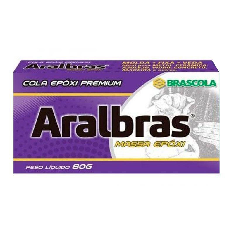 Massa Cola Epóxi Brascola Aralbras 80g - Adesivo Epóxi - Magazine Luiza
