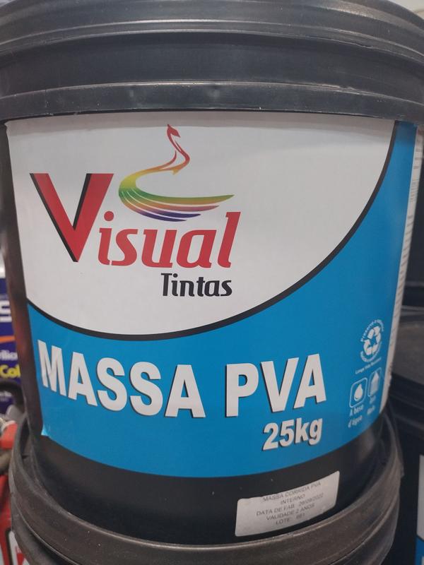 MASSA CORRIDA 25Kg - VISUAL TINTAS - Massa Corrida - Magazine Luiza