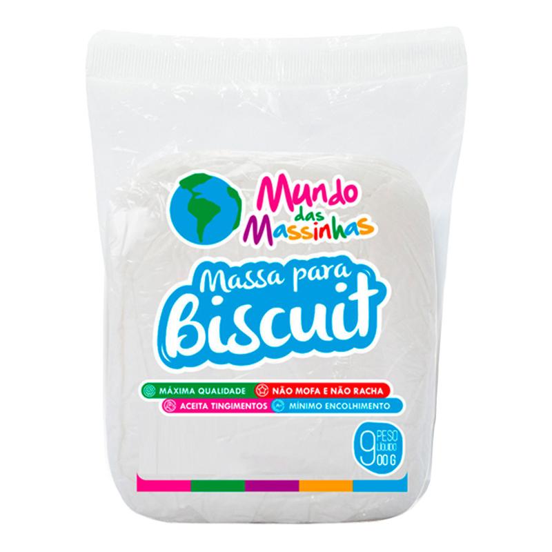 Massa De Biscuit Natural Mundo Das Massinhas 4 Unidades - Massa de ...