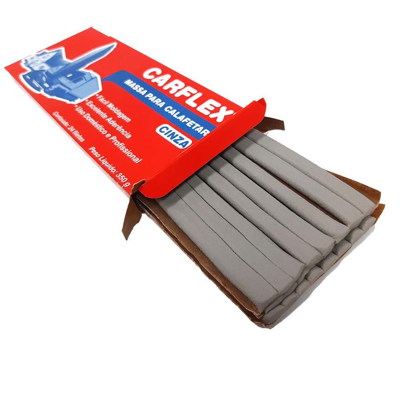 Massa De Calafetar 350g 24 Filetes Cinza Carflex - 3M - Adesivo e Cola ...