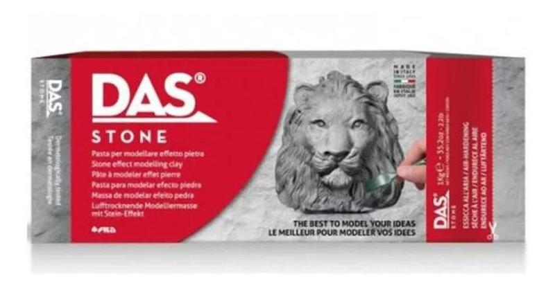 Massa De Modelar Escultura Cerâmica Fria Das 1 Kg Stone - Massa ...
