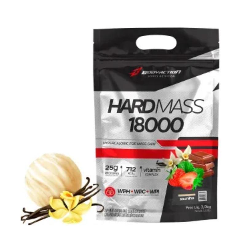 Massa Hard Mass Baunilha 3kg - Bodyaction - BODY ACTION - Hipercalórico ...