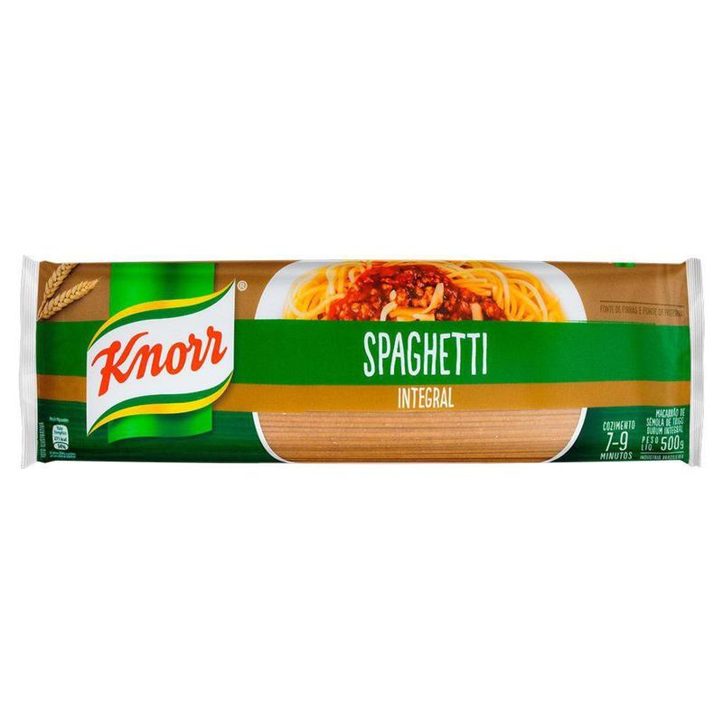 Massa Knorr Spaguetti Integral 500g - Macarrão - Magazine Luiza