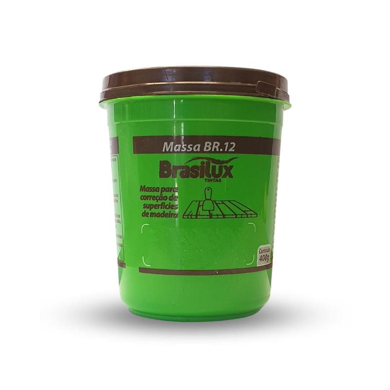 Massa Madeira Wood Reparo Fácil Calafetar Br12 Brasilux 400g - Massa Corrida - Magazine Luiza