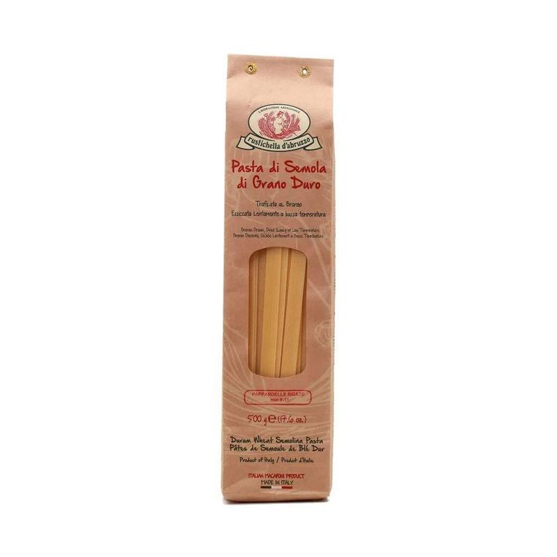 Massa Rustichella D' Abruzzo Parppadelle Rigate 500G - Macarrão ...